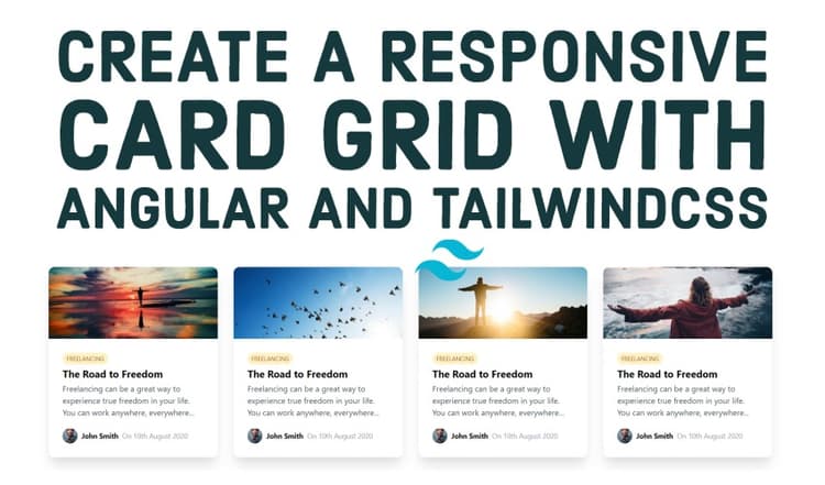 Create a responsive card grid with TailwindCSS and Angular | Zoaib Khan